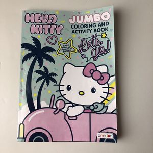 Bendon | Other | Hello Kitty Jumbo Coloring And Activity Book Lets Go ...